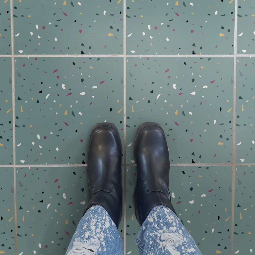 Azulejo Autocolante Terrazzo Azul (Pack de 10) | Casadart | Vinis ...